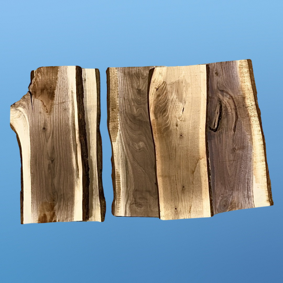 5 Pack (Rough) Walnut DIY Charcuterie Boards | stoneycreekwoodsupply