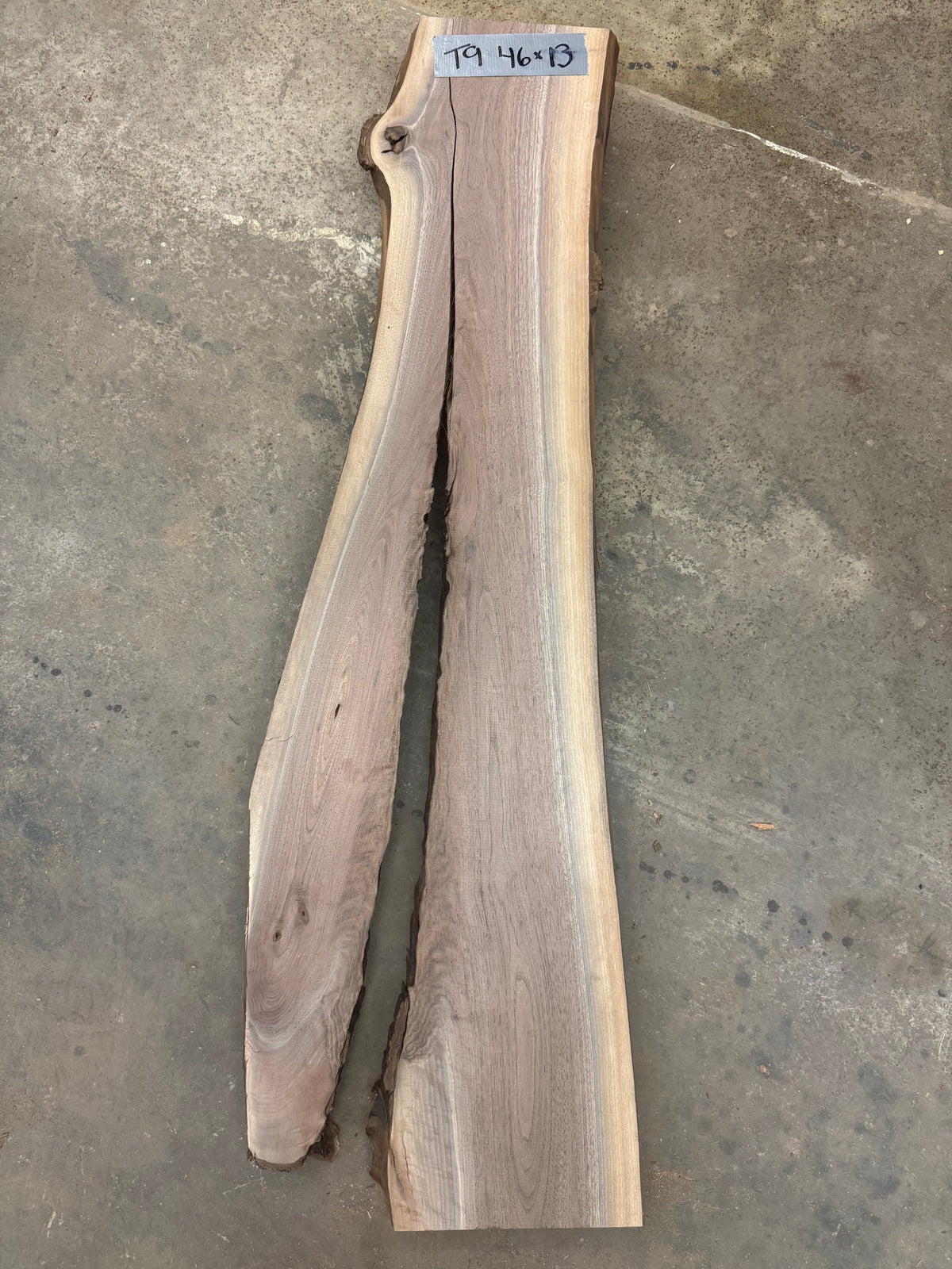 T9 Character Walnut- 43x13, 4/4" Thick | stoneycreekwoodsupply